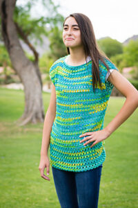 Oasis Cluster Top - Free Crochet Pattern - EyeLoveKnots