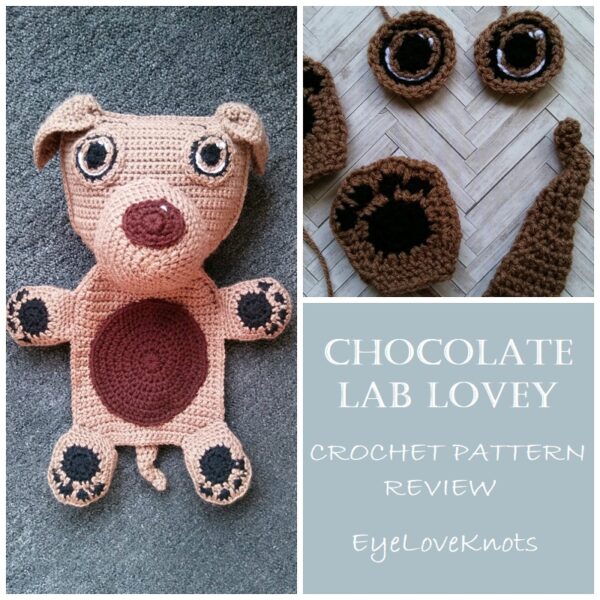 Chocolate Lab Lovey - Crochet Pattern Review - Jenna Wingate Designs ...