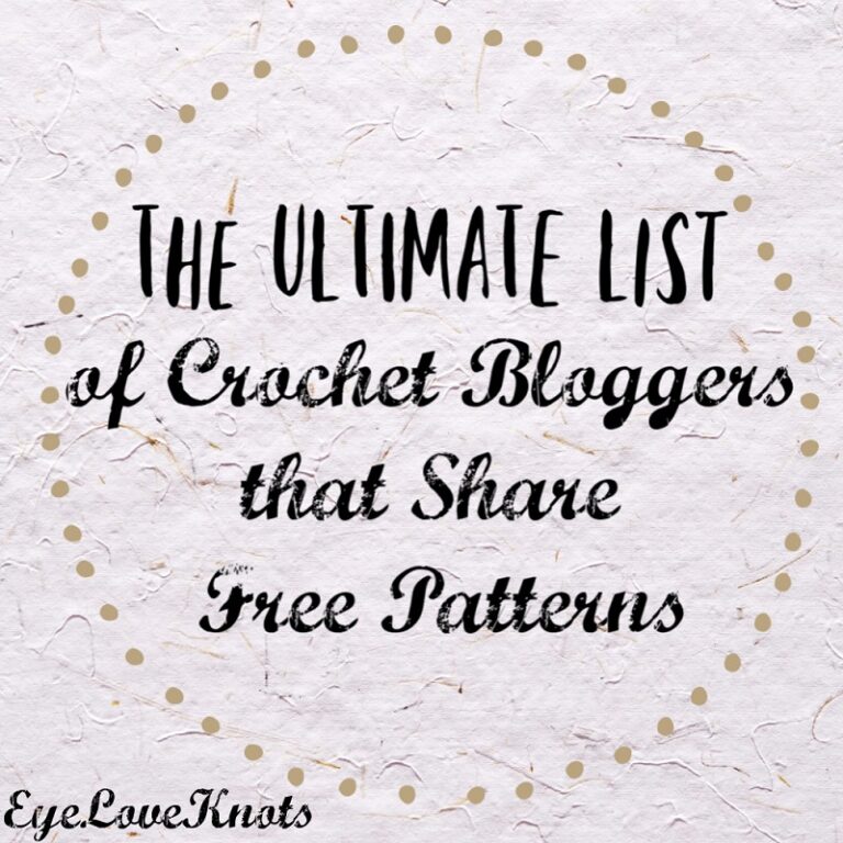 The Ultimate List of Crochet Bloggers that Share Free Patterns ...