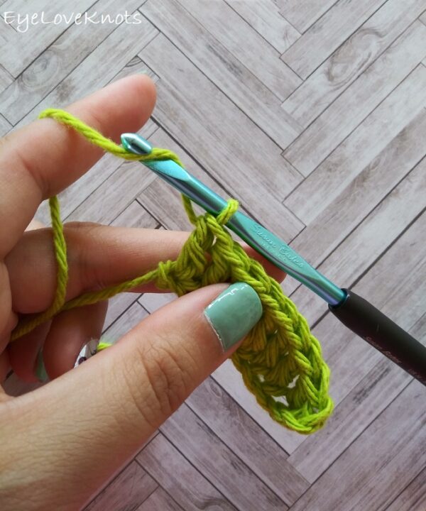 How to Double Crochet (US) Step by Step Photo Tutorial - EyeLoveKnots