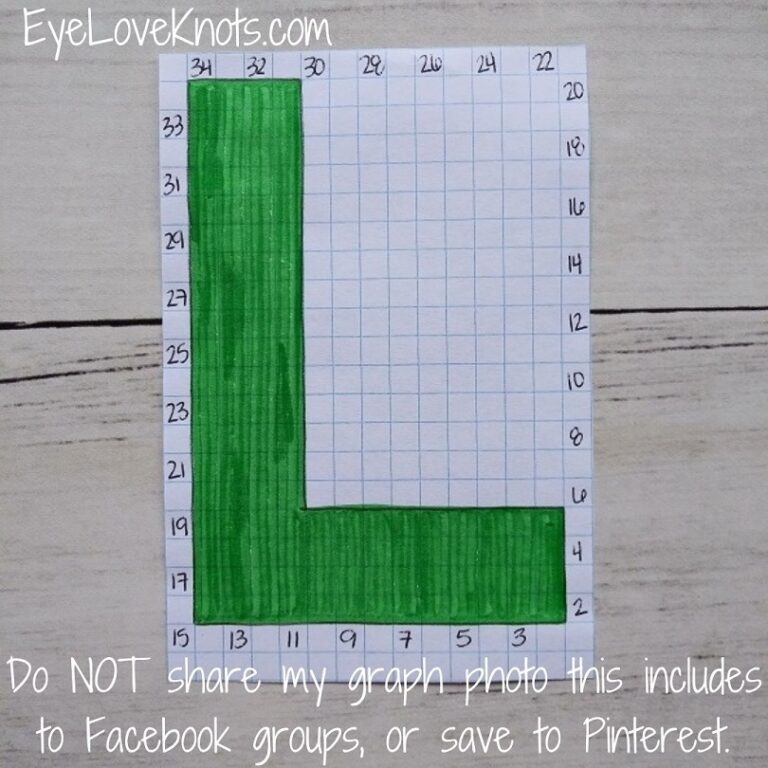 C2C Alphabet Wall Hanging - Free Crochet Pattern - EyeLoveKnots