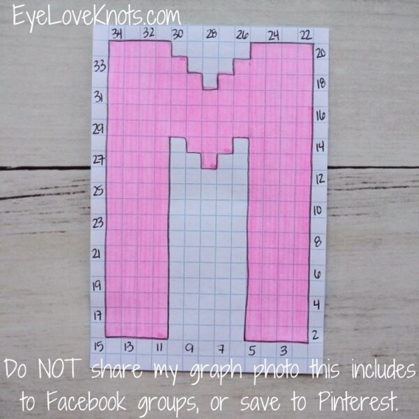 C2C Alphabet Wall Hanging - Free Crochet Pattern - EyeLoveKnots