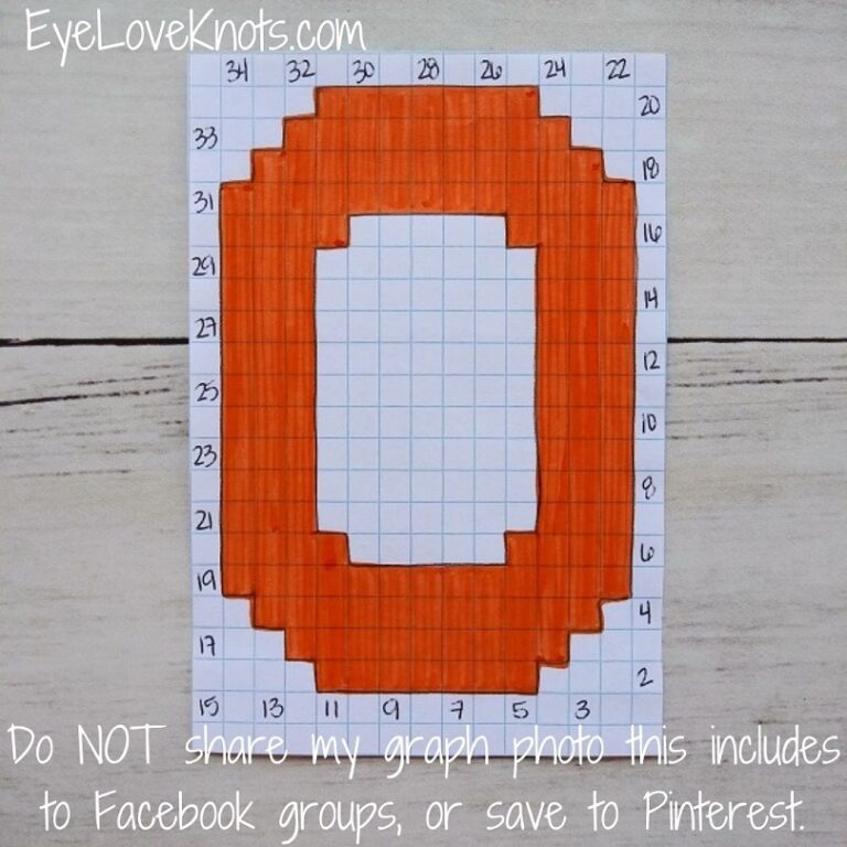 C2C Alphabet Wall Hanging - Free Crochet Pattern - EyeLoveKnots