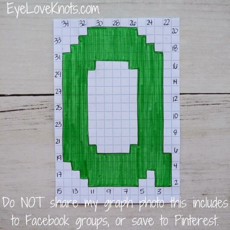 C2C Alphabet Wall Hanging – Free Crochet Pattern