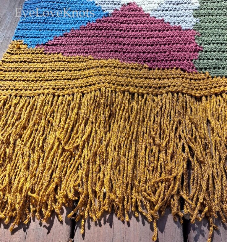 Mountain Landscape Wall Hanging - Crochet Pattern Review - EyeLoveKnots