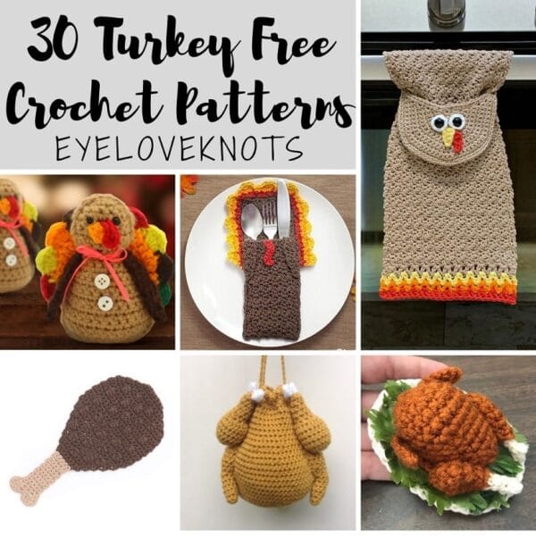 30 Turkey Free Crochet Patterns - EyeLoveKnots