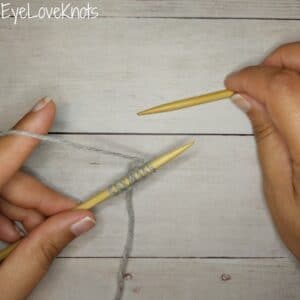 How to Knit Through the Back Loop - Photo Tutorial - EyeLoveKnots
