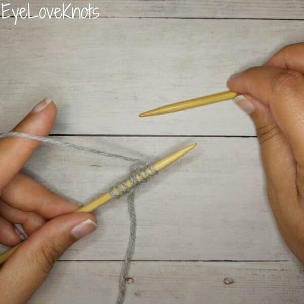 How to Knit Through the Back Loop - Photo Tutorial - EyeLoveKnots