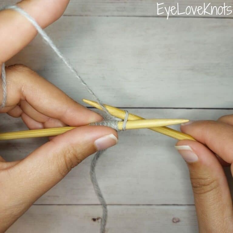 How to Knit Through the Back Loop - Photo Tutorial - EyeLoveKnots