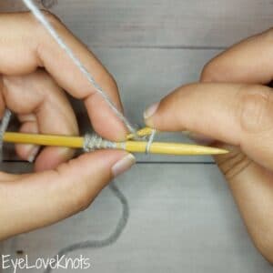 How to Knit Through the Back Loop - Photo Tutorial - EyeLoveKnots