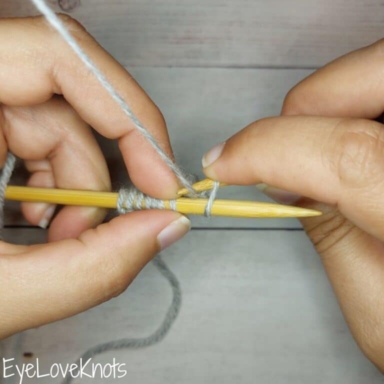 How to Knit Through the Back Loop - Photo Tutorial - EyeLoveKnots