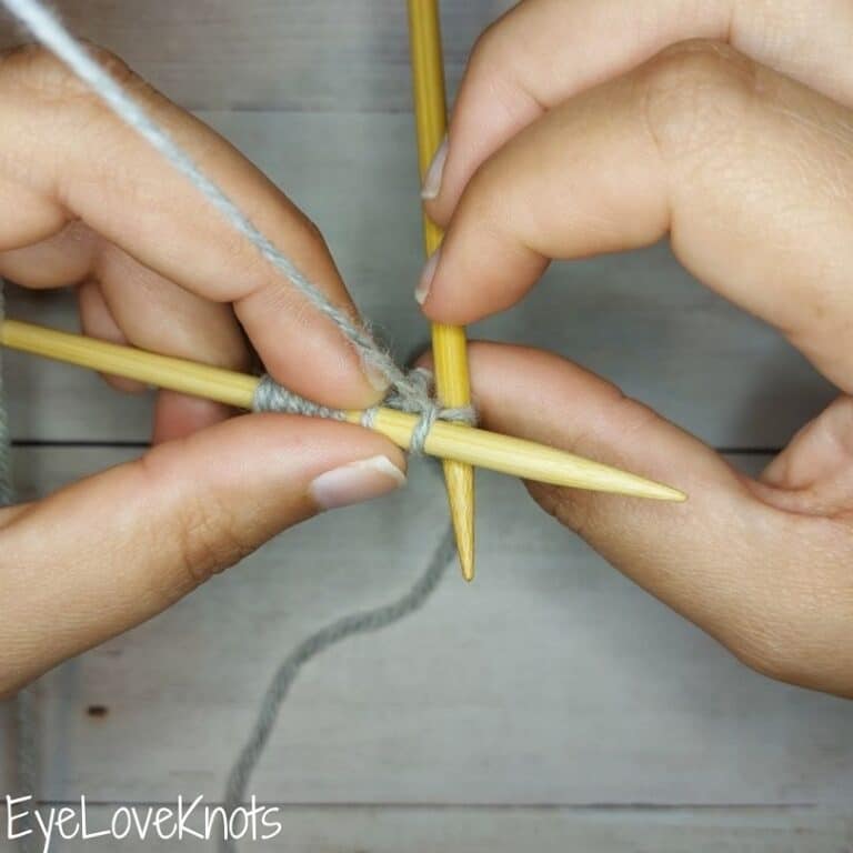 How to Knit Through the Back Loop - Photo Tutorial - EyeLoveKnots