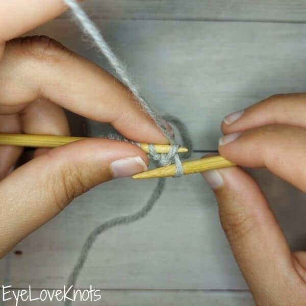 How to Knit Through the Back Loop - Photo Tutorial - EyeLoveKnots