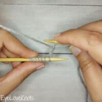 How to Knit Through the Back Loop - Photo Tutorial - EyeLoveKnots