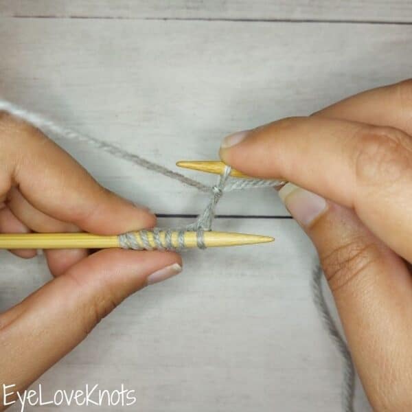 How to Knit Through the Back Loop - Photo Tutorial - EyeLoveKnots