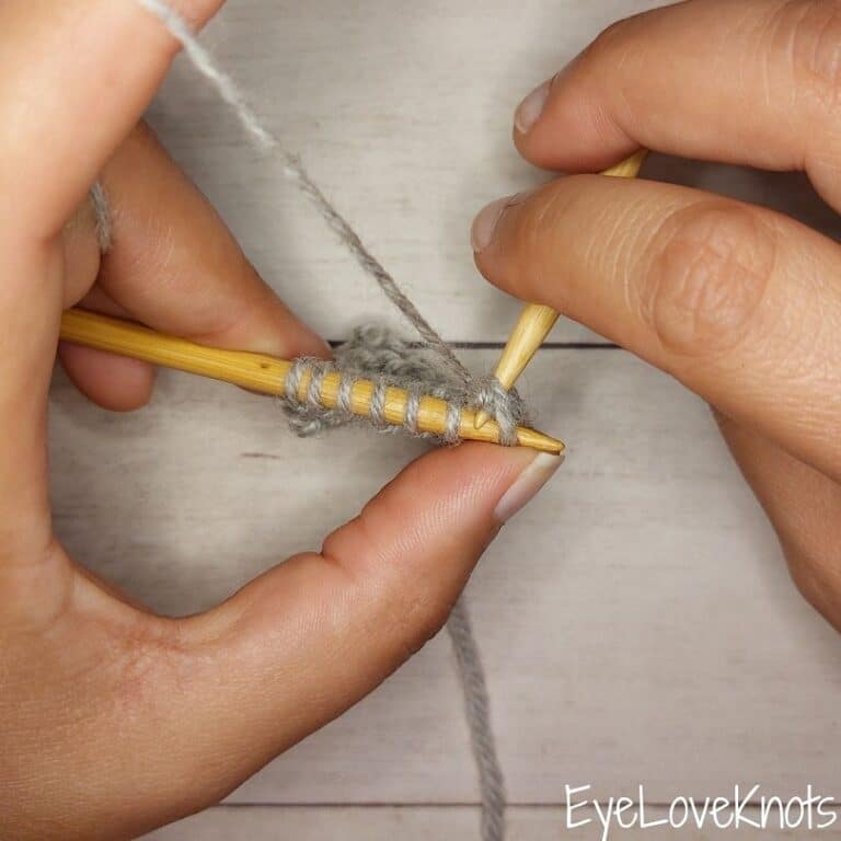 How to Knit Through the Back Loop - Photo Tutorial - EyeLoveKnots