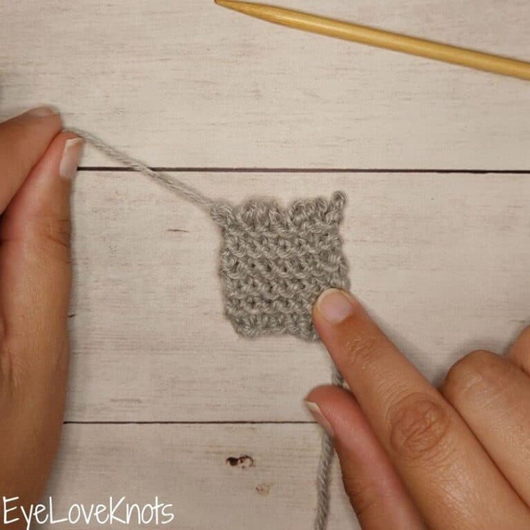 How to Knit Through the Back Loop - Photo Tutorial - EyeLoveKnots