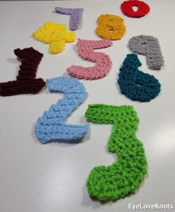 Crochet Numbers - Crochet Pattern Review - EyeLoveKnots