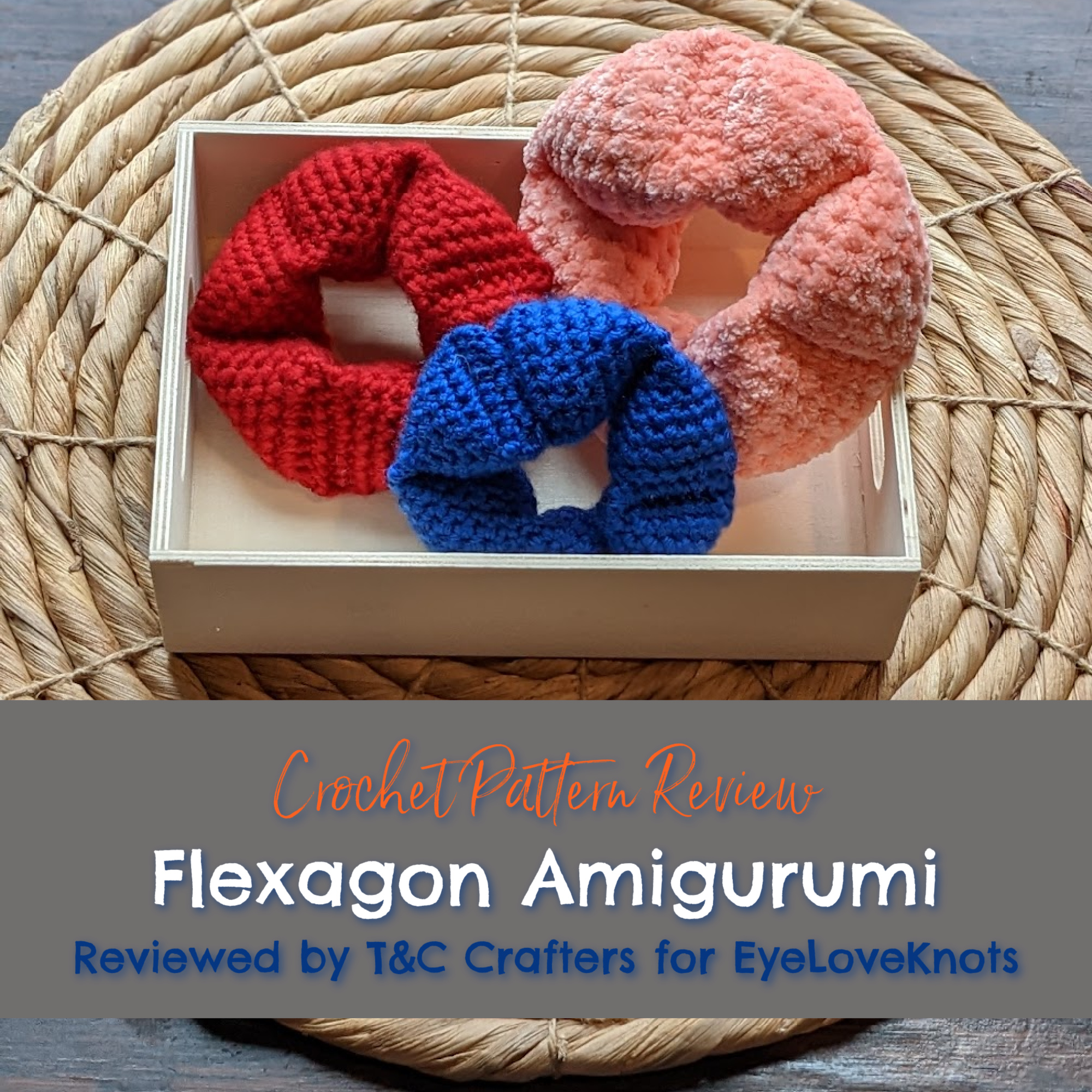 Flexagon Amigurumi - Crochet Fidget Toy Pattern Review - EyeLoveKnots