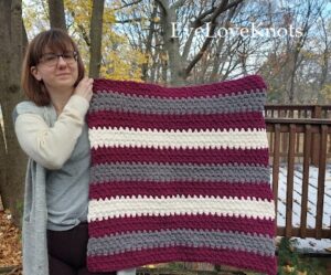Jane Throw Blanket - Crochet Pattern Review - EyeLoveKnots