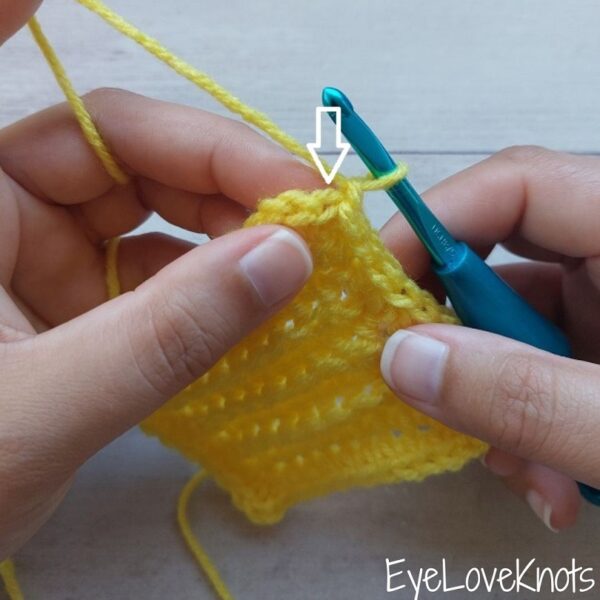 How to Crochet into the Back Loop Only (BLO) - EyeLoveKnots