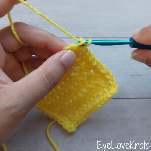 How to Crochet into the Back Loop Only (BLO) - EyeLoveKnots