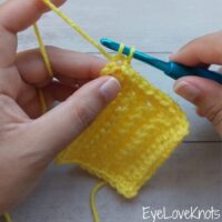 How to Crochet into the Back Loop Only (BLO) - EyeLoveKnots