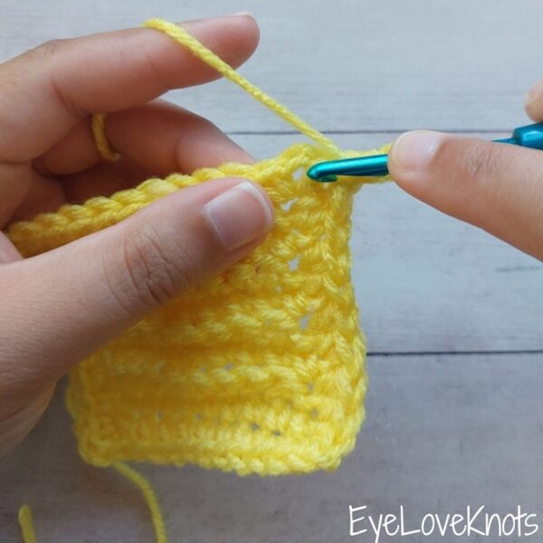 How to Crochet into the Back Loop Only (BLO) - EyeLoveKnots