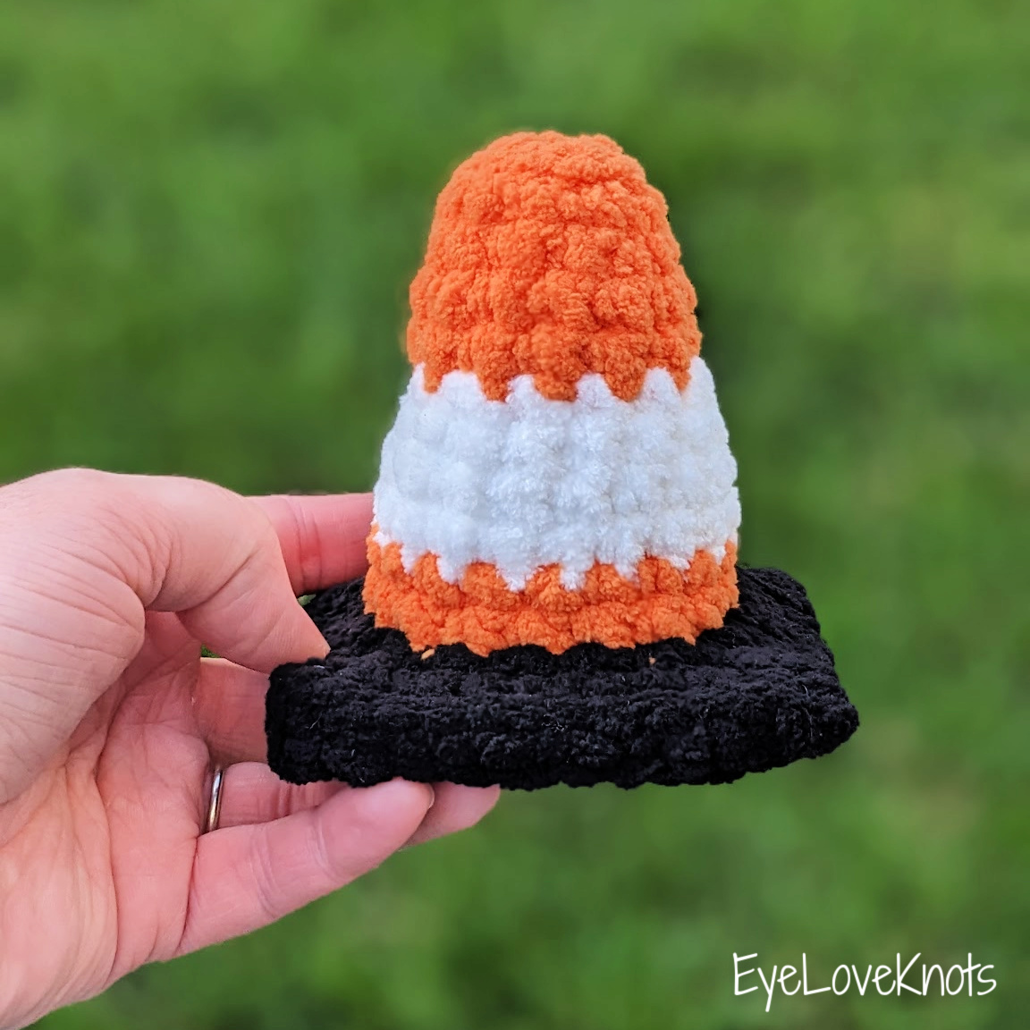 Terry the Terrific Traffic Cone - Crochet Pattern Review - EyeLoveKnots