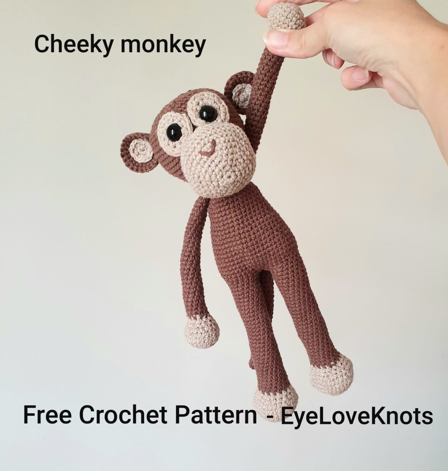 Cheeky Monkey - Free Crochet Pattern | Free Amigurumi Monkey Crochet ...