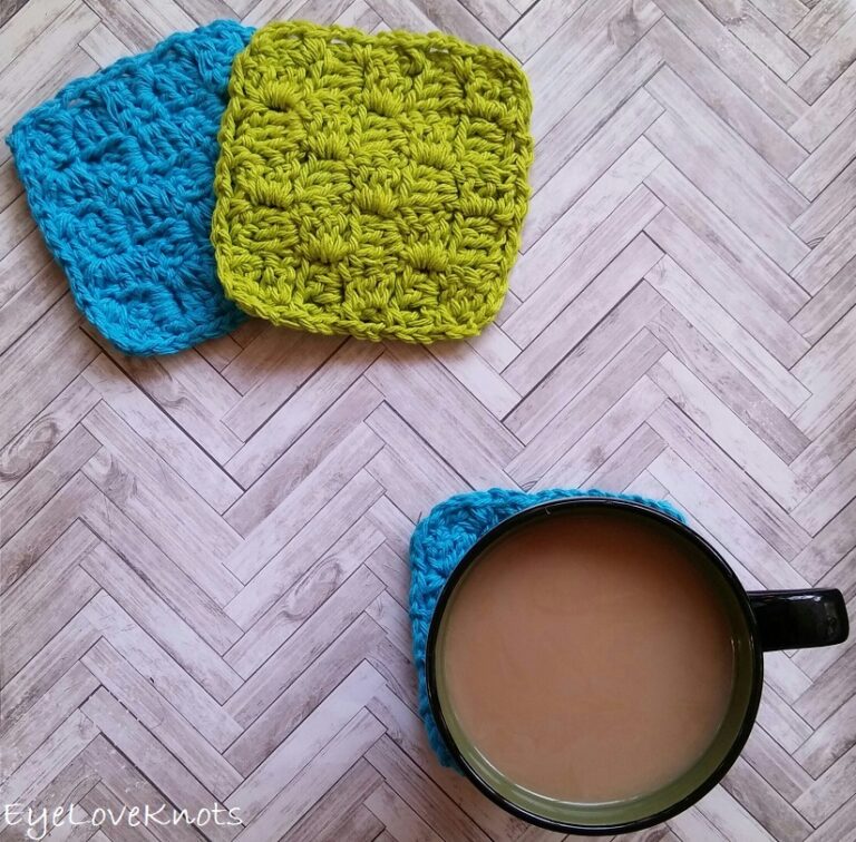 Colin Drew Mug Rug - Free Crochet Pattern | Easy C2C Mug Rug Crochet ...