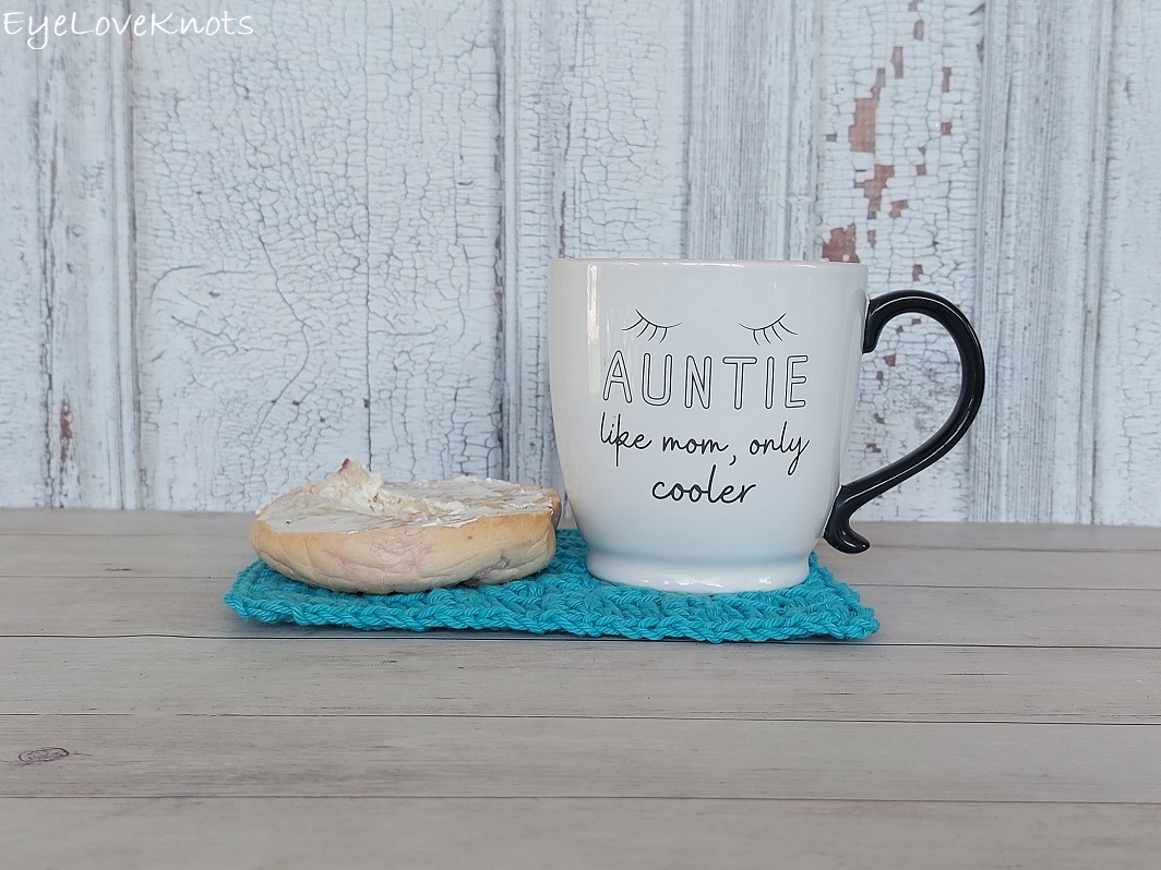 Colin Drew Mug Rug - Free Crochet Pattern | Easy C2C Mug Rug Crochet ...