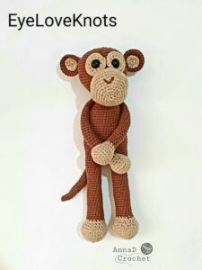 Cheeky Monkey - Free Crochet Pattern | Free Amigurumi Monkey Crochet ...
