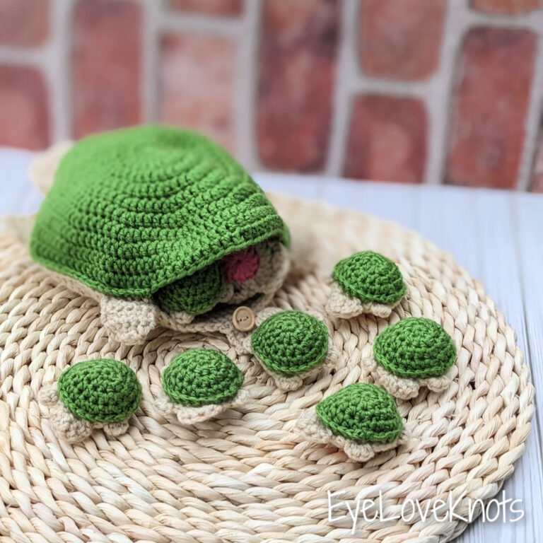 Turtle Memory Game - Crochet Pattern Review - EyeLoveKnots