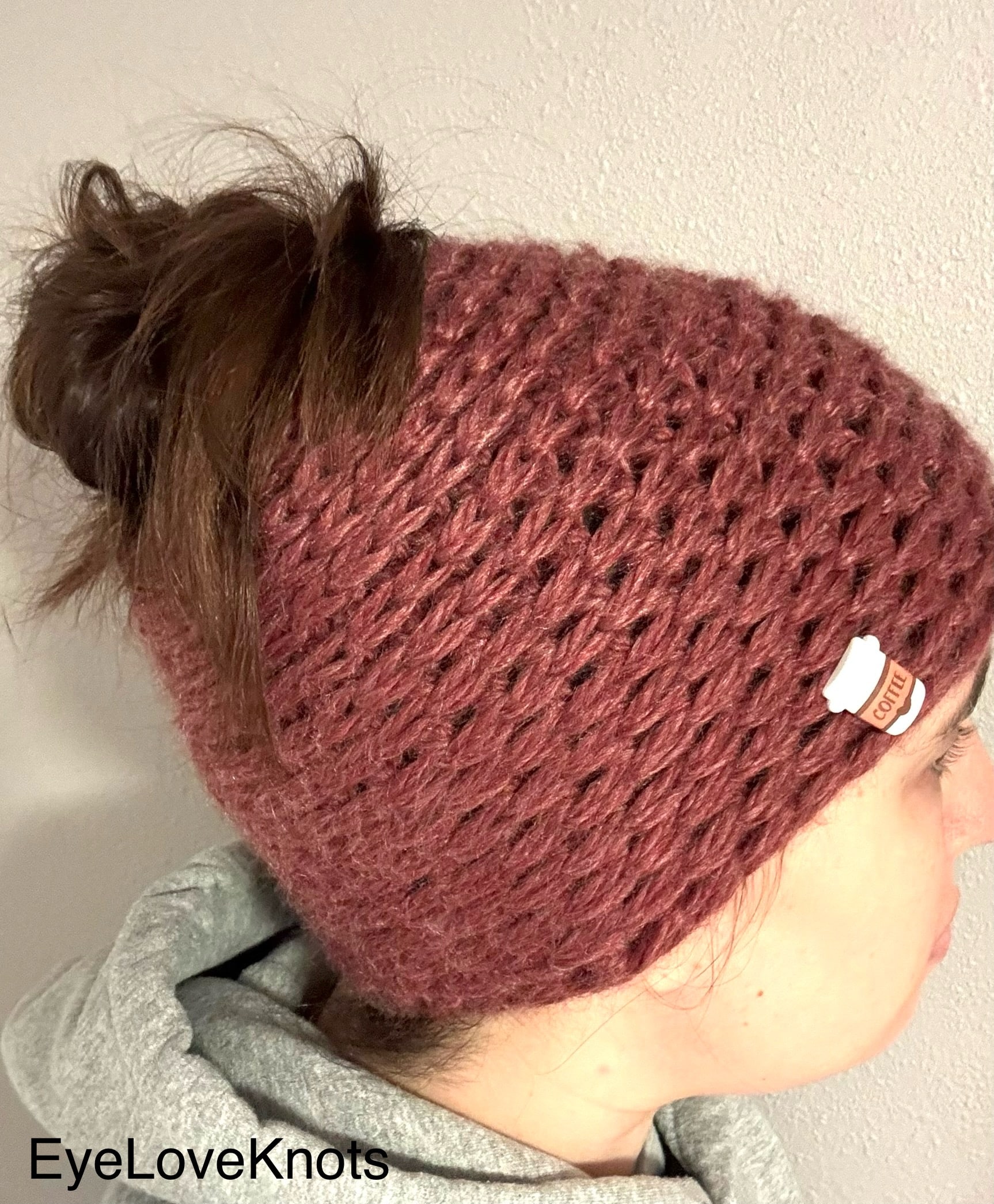 PNW Bun Beanie - Crochet Pattern Review - EyeLoveKnots