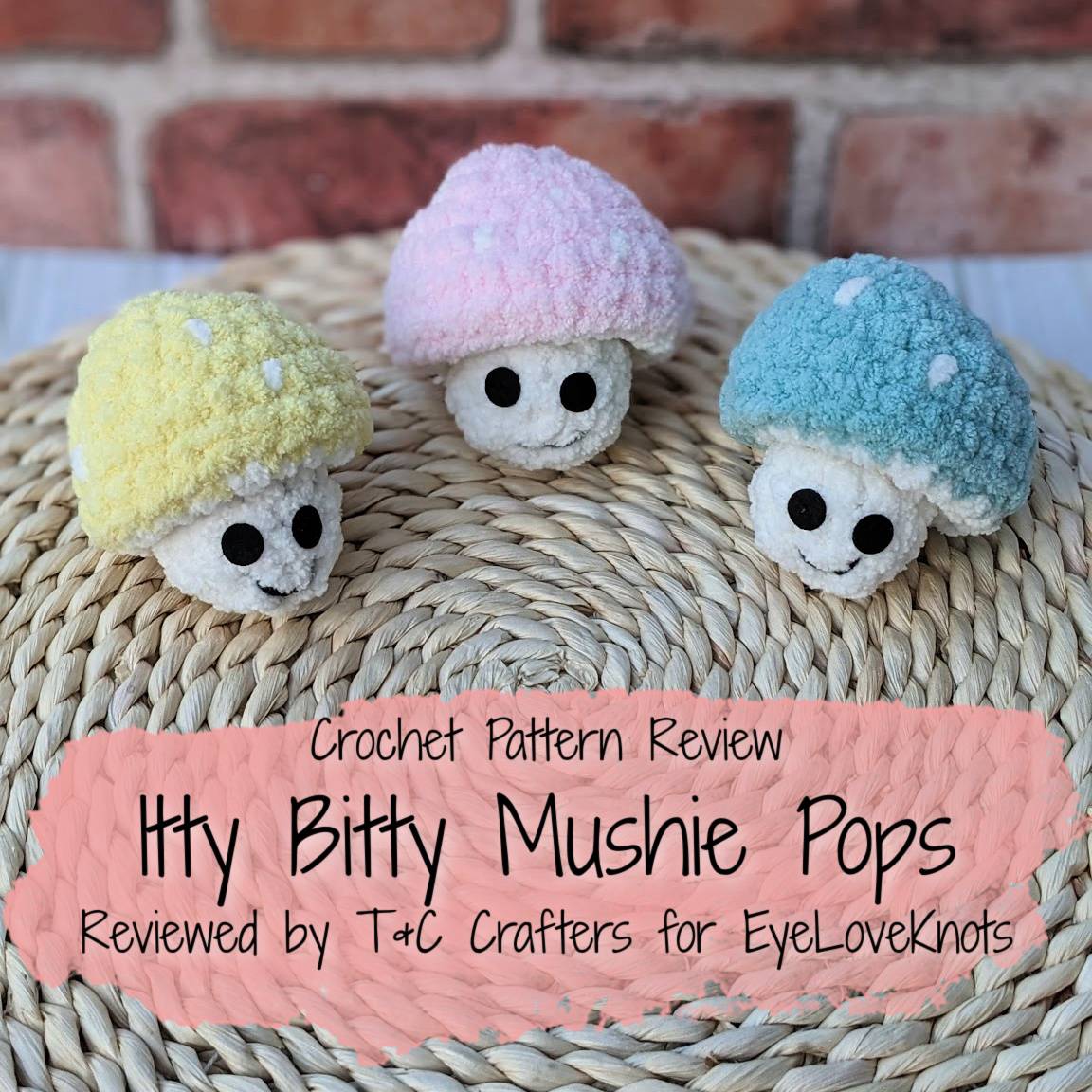 Itty Bitty Mushie Pop - Crochet Pattern Review - EyeLoveKnots