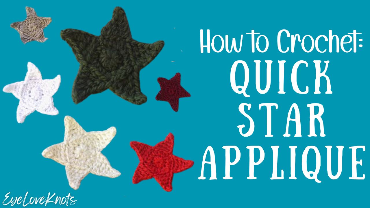 Quick Star Free Crochet Applique Pattern | Seeing Stars Applique Free ...
