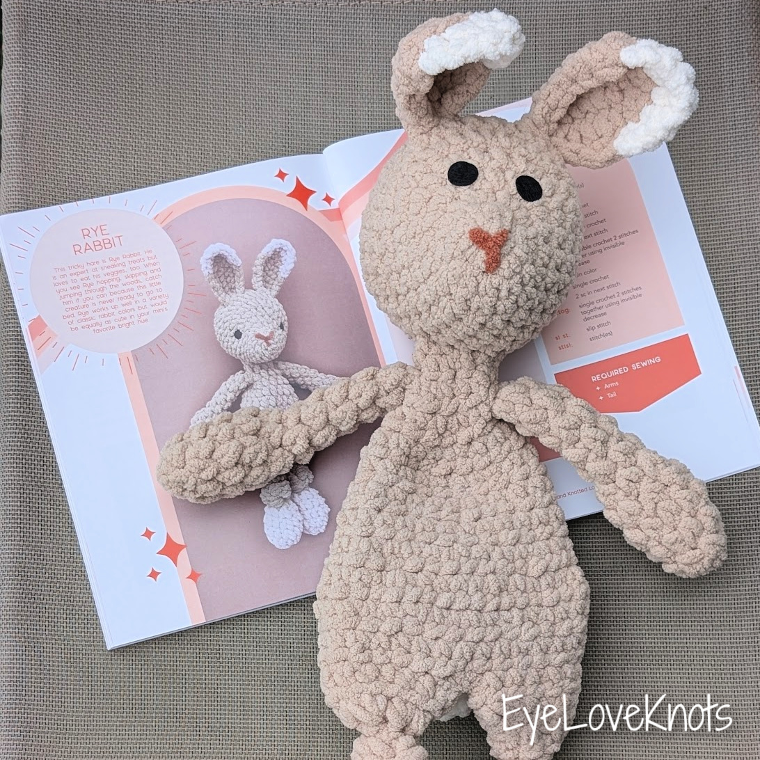 Mama Made Minis Knotted Loveys - Crochet Pattern Book Review - EyeLoveKnots