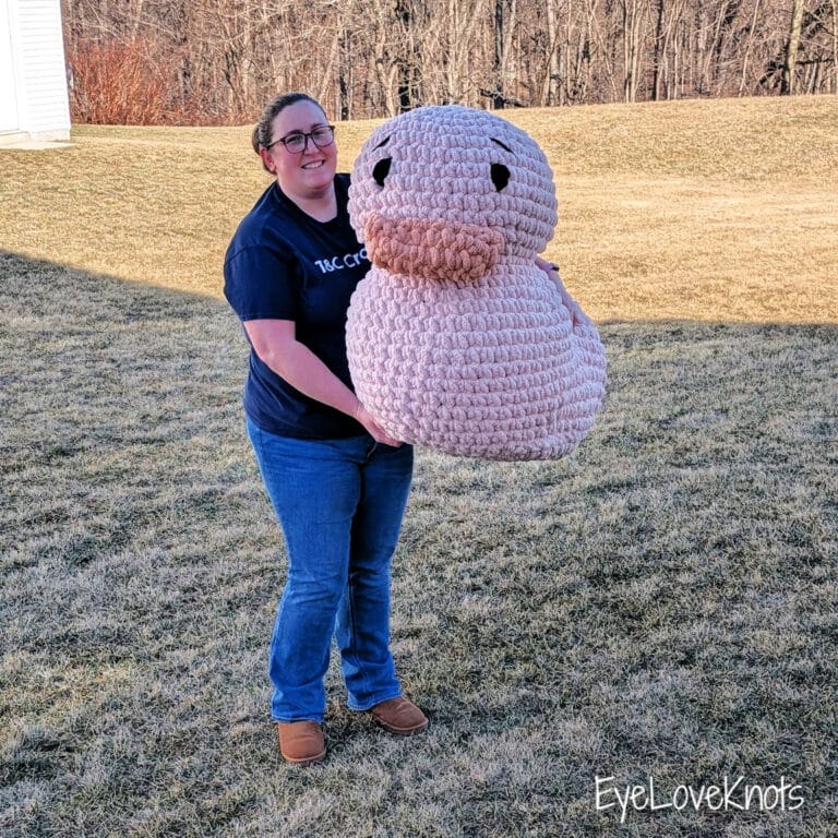 Duckzilla - Crochet Pattern Review - EyeLoveKnots
