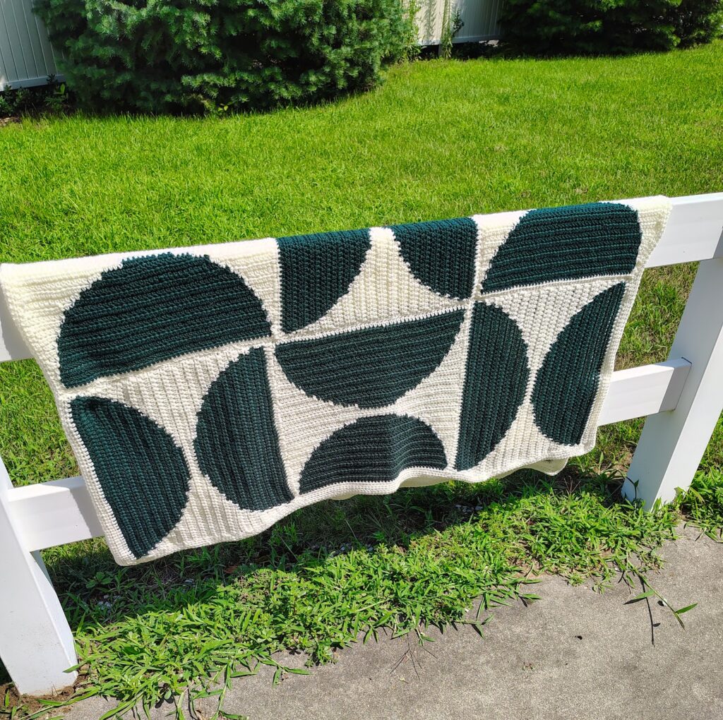 MCM Throw Blanket - Crochet Pattern Review - EyeLoveKnots